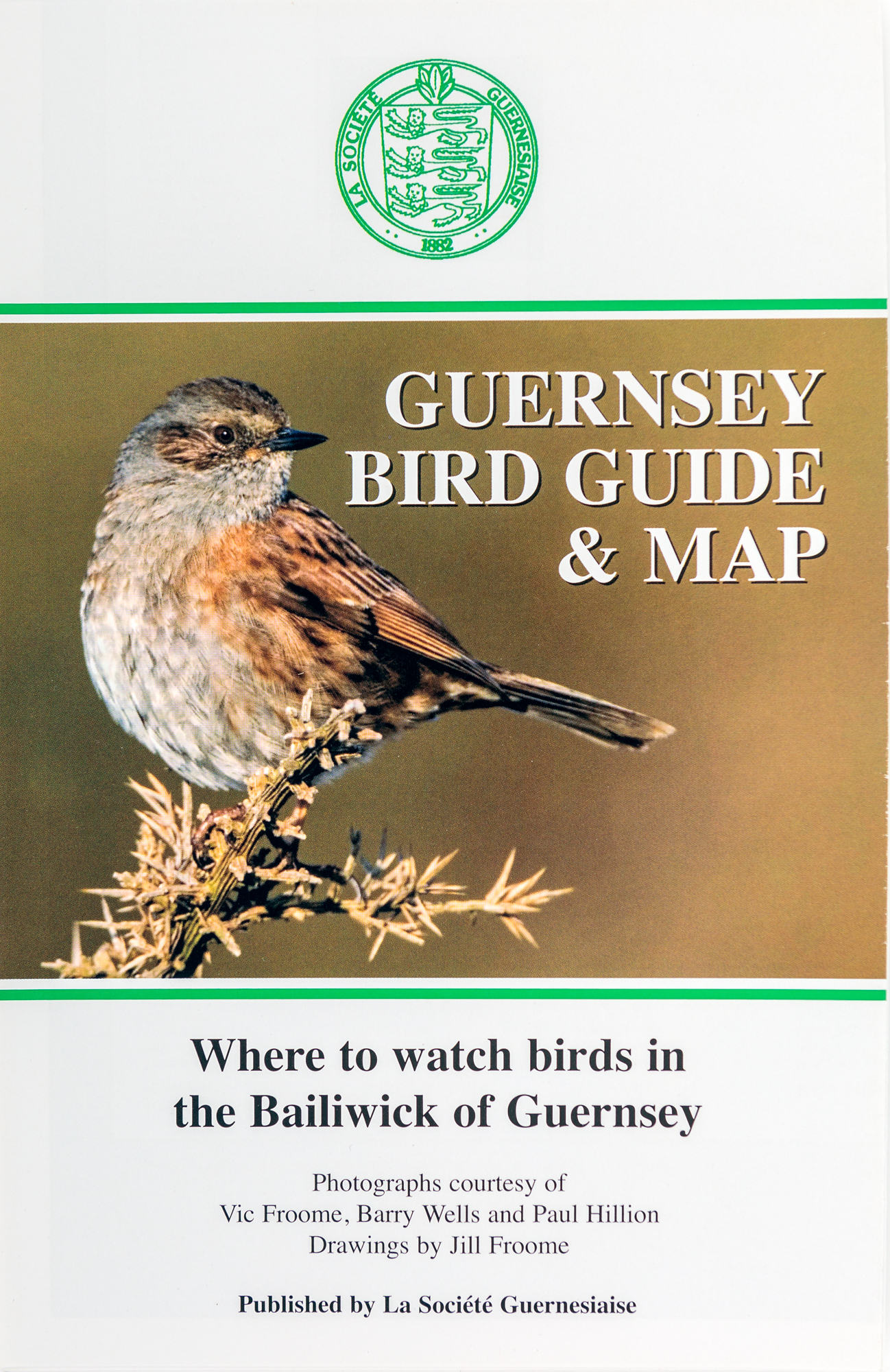Guernsey Bird Guide and Map - La Societe Guernesiaise